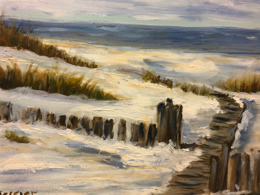 Winter Walk – The Eastham Painters Guild, Cape Cod, MA