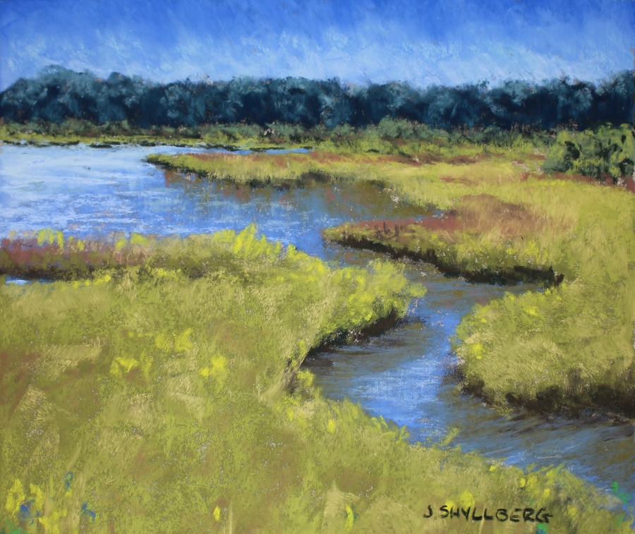 Fall Comes to the Marsh III – The Eastham Painters Guild, Cape Cod, MA